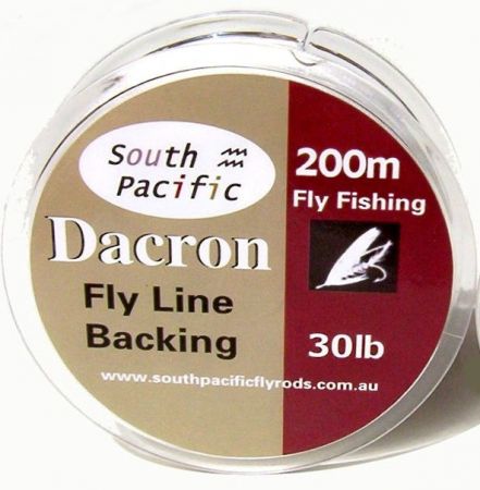 Fly Lines-Leaders-Loops - White Dacron Fly Line Backing - 200m / 30lb
