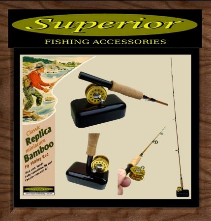 Fly Rods & Combos - Superior Miniature Replica Bamboo Fly Rod
