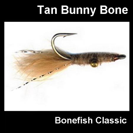 Flies SALTWATER/BASS - FLY - 4 Bunny Bone Tan