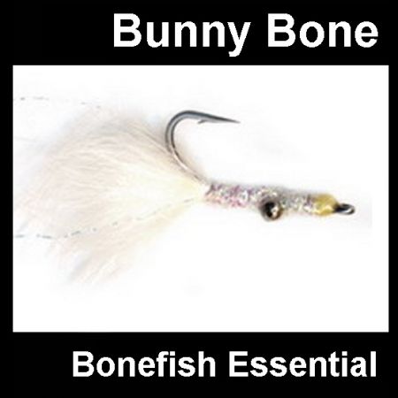FLY - 4 Bunny Bone White - Flies SALTWATER/BASS - FLY - 4 Bunny Bone White